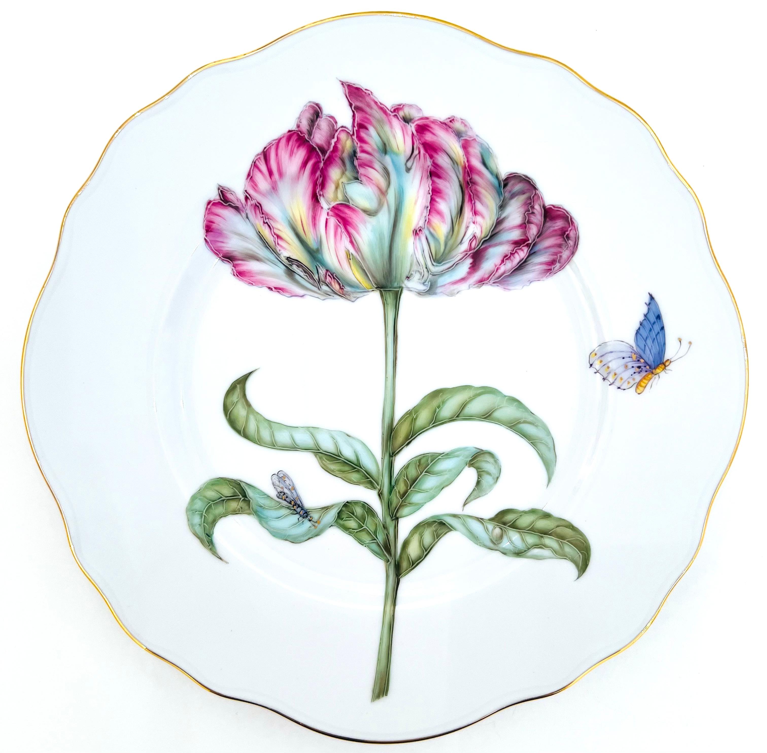 Anna Weatherley Designs - Hand Painted Porcelain Salad/Dessert Plates ...