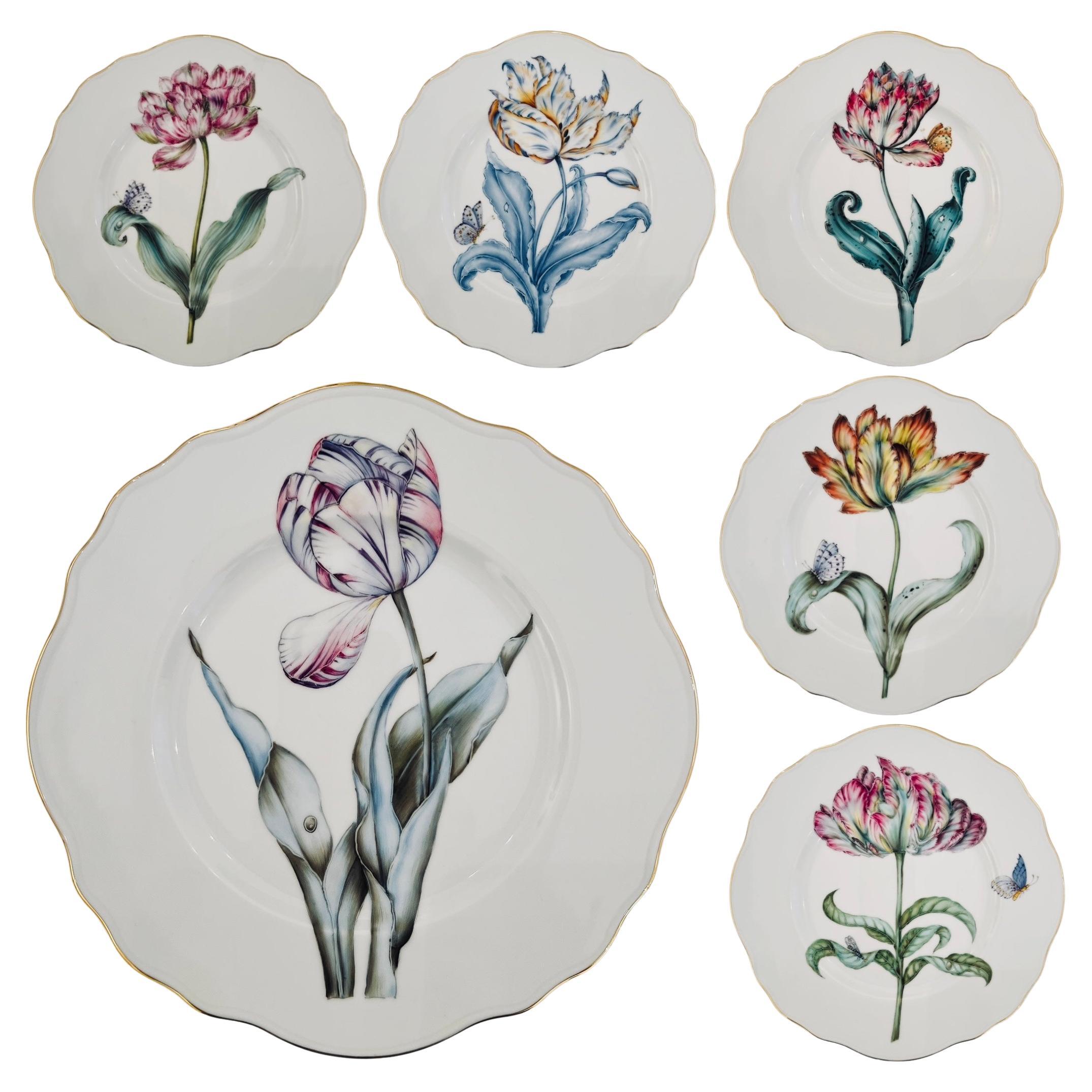Anna Weatherley Designs - Hand Painted Porcelain Salad/Dessert Plate ...