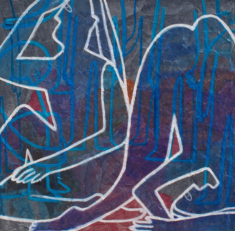 Anna Yoo - Two Women, Original Painting For Sale at 1stDibs