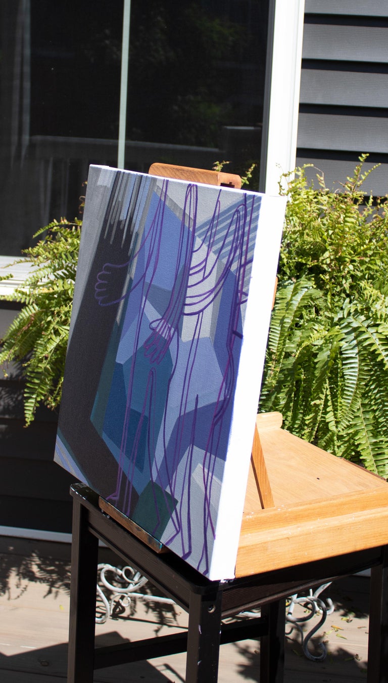 Anna Yoo - Moving Forward, Abstract Painting For Sale at 1stDibs