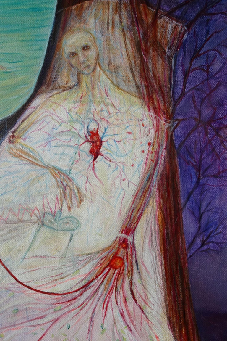 Annabel Osberg - Intravenous, Oil on canvas, Contemporary, Figurative ...