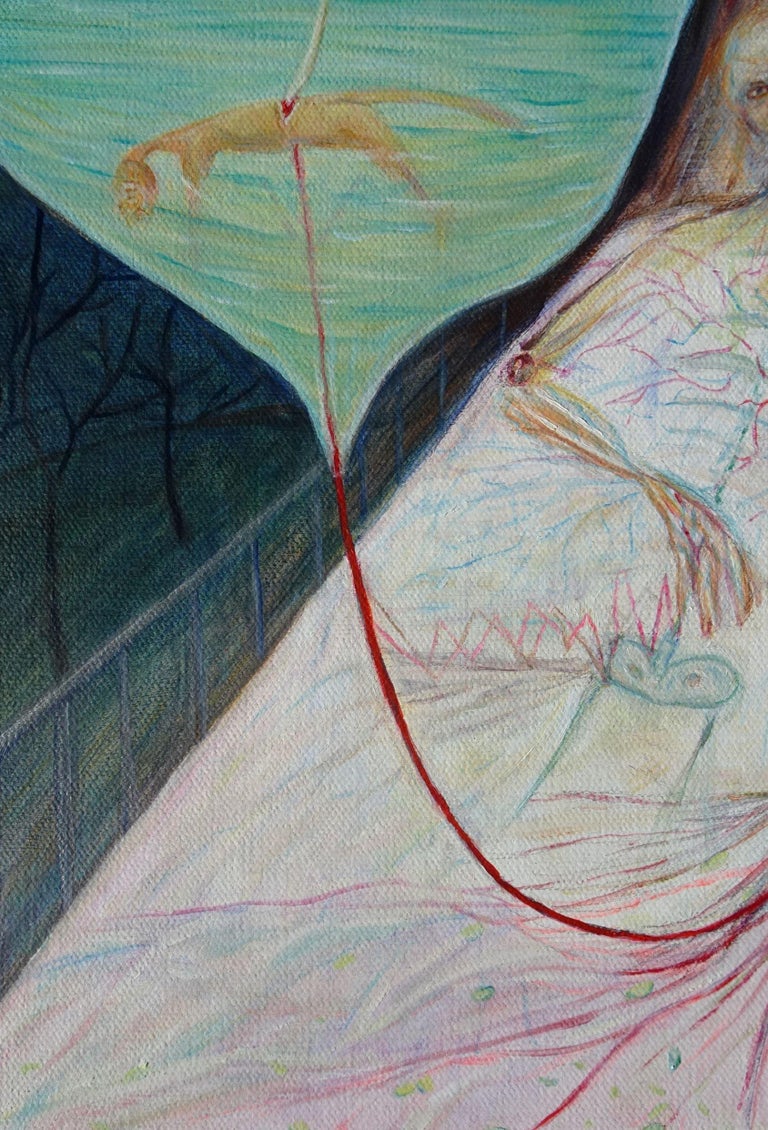 Annabel Osberg - Intravenous, Oil on canvas, Contemporary, Figurative ...