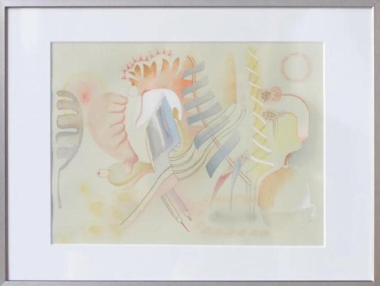 Annalise Neil - Abstract Watercolor Painting, "Queen Quietus" For Sale ...