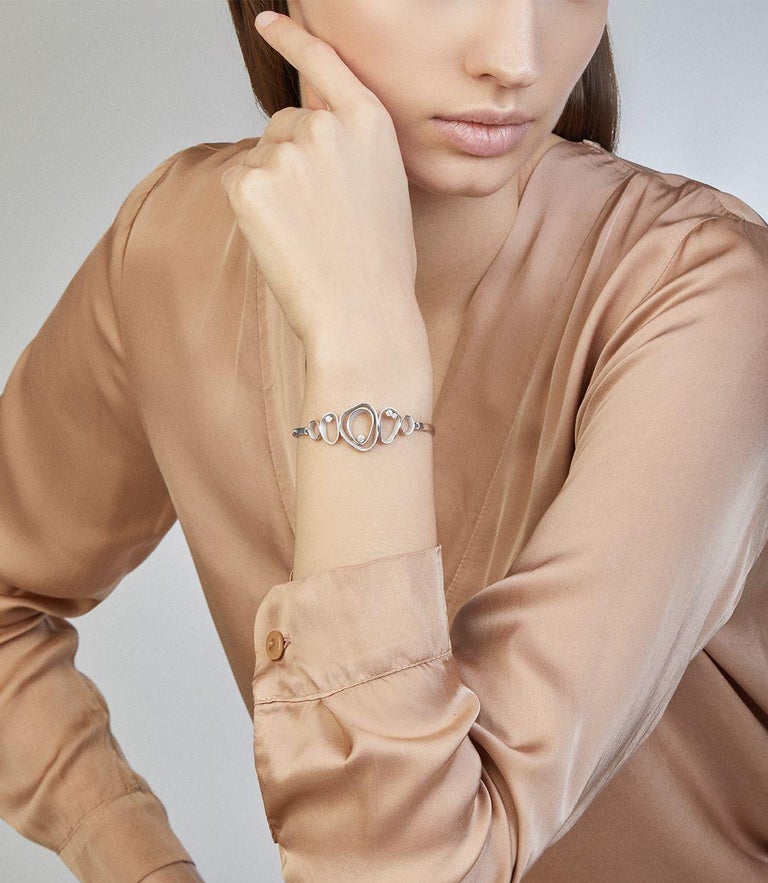 Annamaria Cammilli "Dune" Bracelet with Diamonds in 18 Karat Orange ...