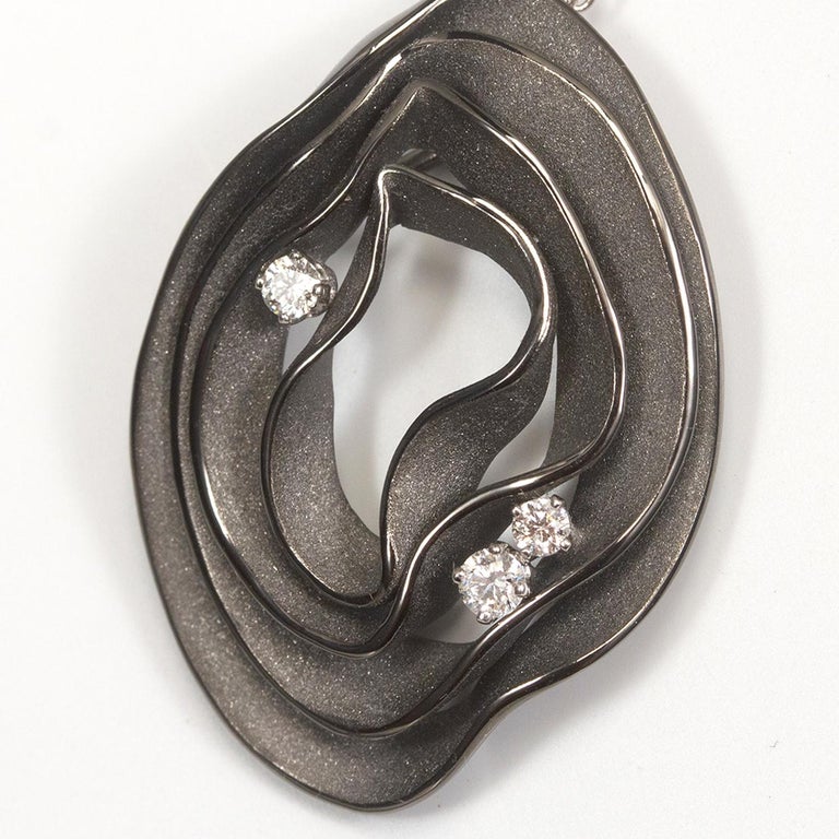 Annamaria Cammilli "Dune" Pendant Necklace with Diamonds in 18 Karat ...