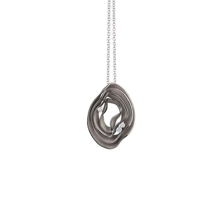Annamaria Cammilli "Dune" Pendant Necklace with Diamonds in 18 Karat ...