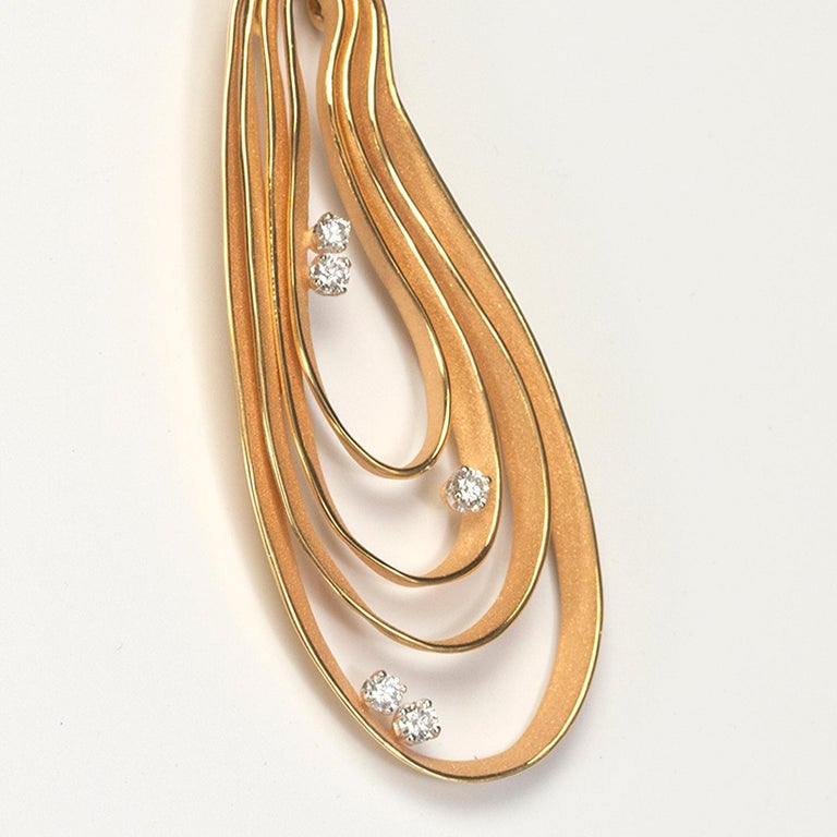 Annamaria Cammilli "Dune" Pendant Necklace with Diamonds in 18 Karat ...