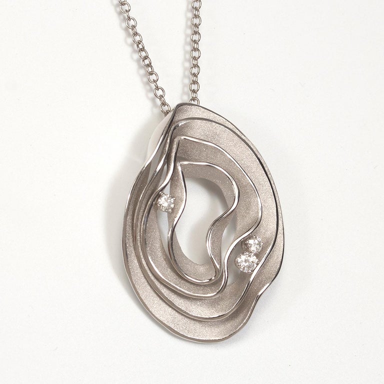 Annamaria Cammilli "Dune" Pendant Necklace with Diamonds in 18 Karat ...