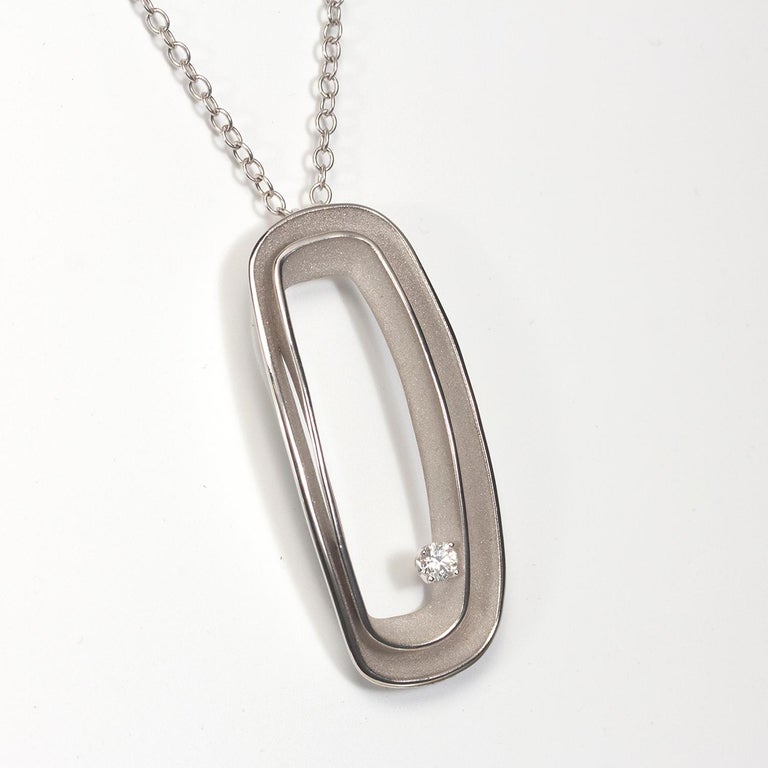 Annamaria Cammilli "Serie Uno" Pendant Necklace with a Diamond in 18 ...