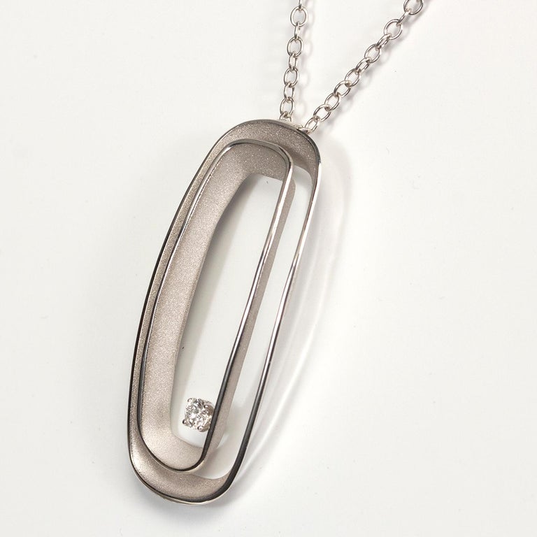 Annamaria Cammilli "Serie Uno" Pendant Necklace with a Diamond in 18 ...