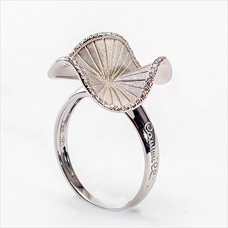 Customizable Annamaria Cammilli "Sultana" Ring with Diamonds in 18 ...