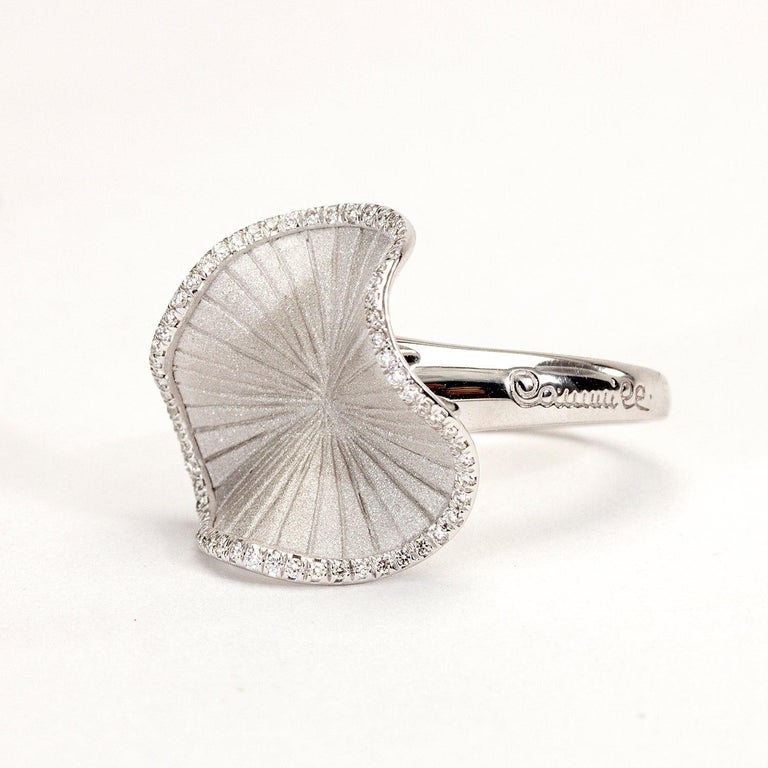 Customizable Annamaria Cammilli "Sultana" Ring with Diamonds in 18 ...