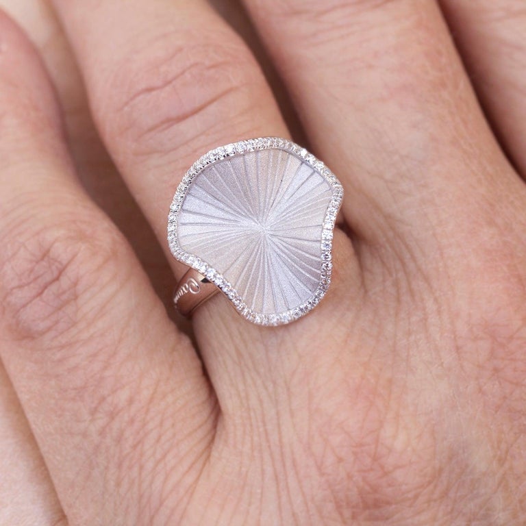 Customizable Annamaria Cammilli "Sultana" Ring with Diamonds in 18 ...