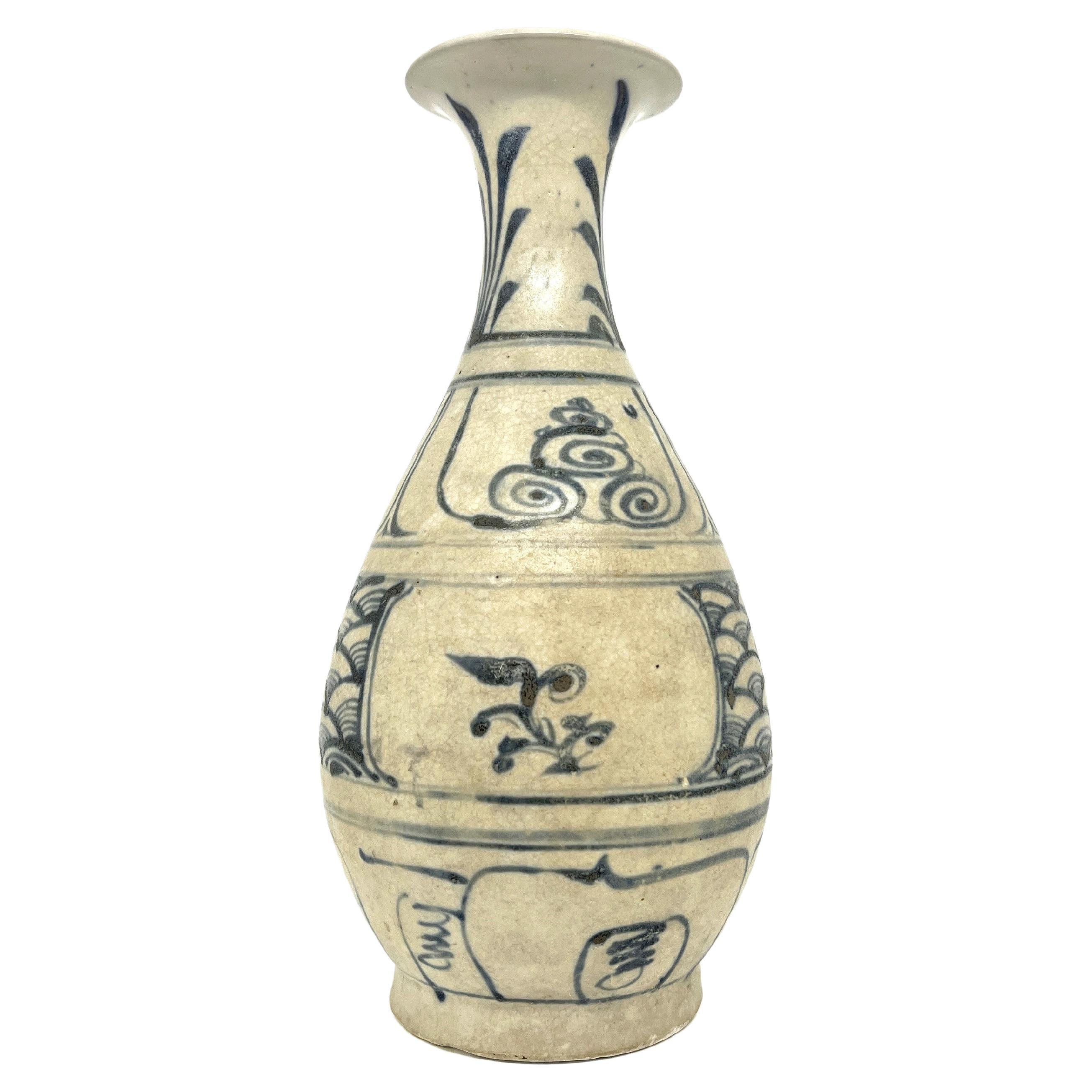 Annamese stoneware with cobalt underglaze blue, Hoi An Hoard, late 15th ...