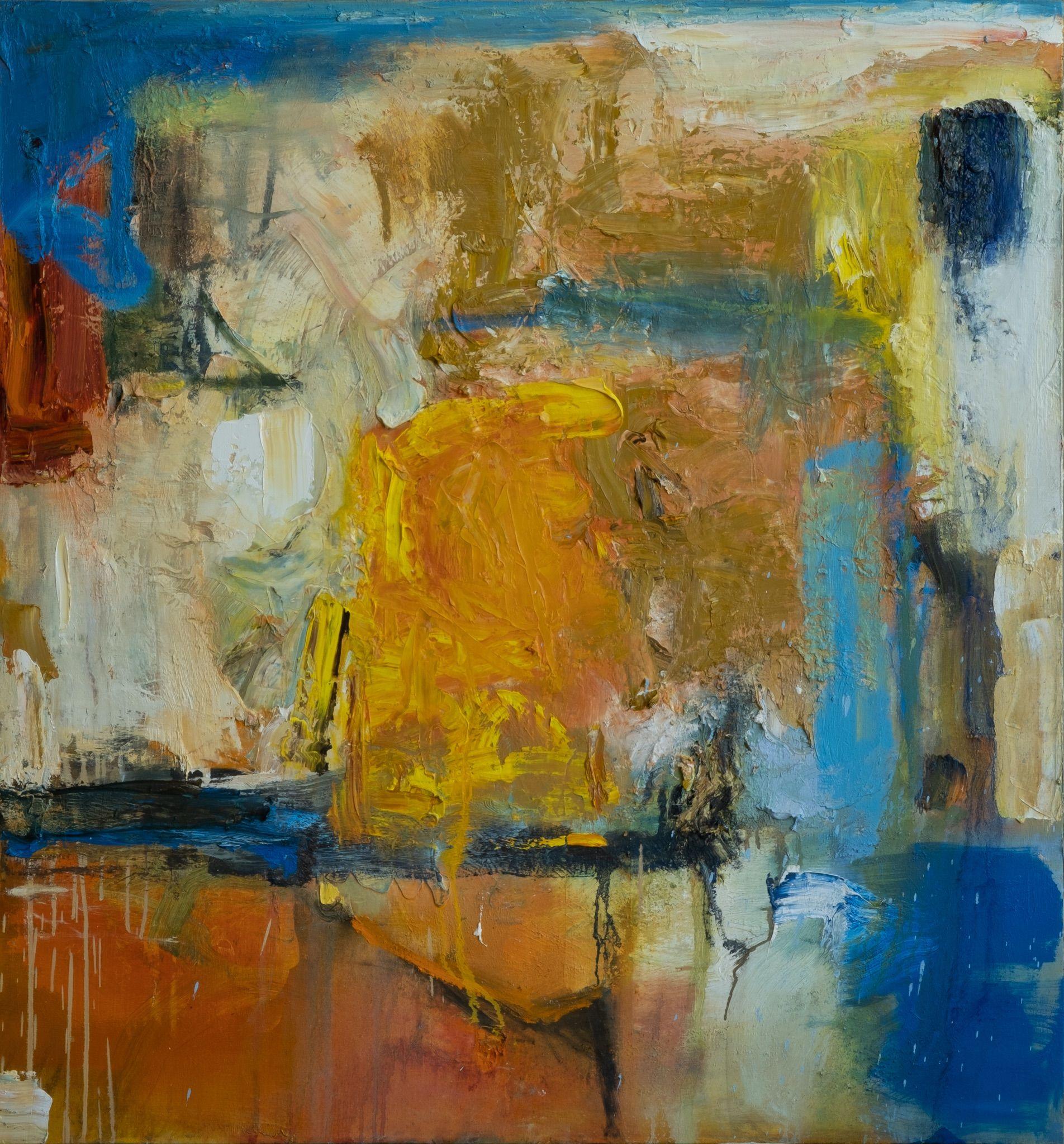 Anne B Schwartz - 406 Piazza in San Gregorio, Painting, Oil on Canvas ...