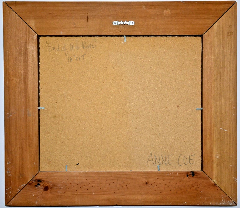 Anne Coe - End Of His Rope by Anne Coe, acrylic on board, 1992 For Sale ...