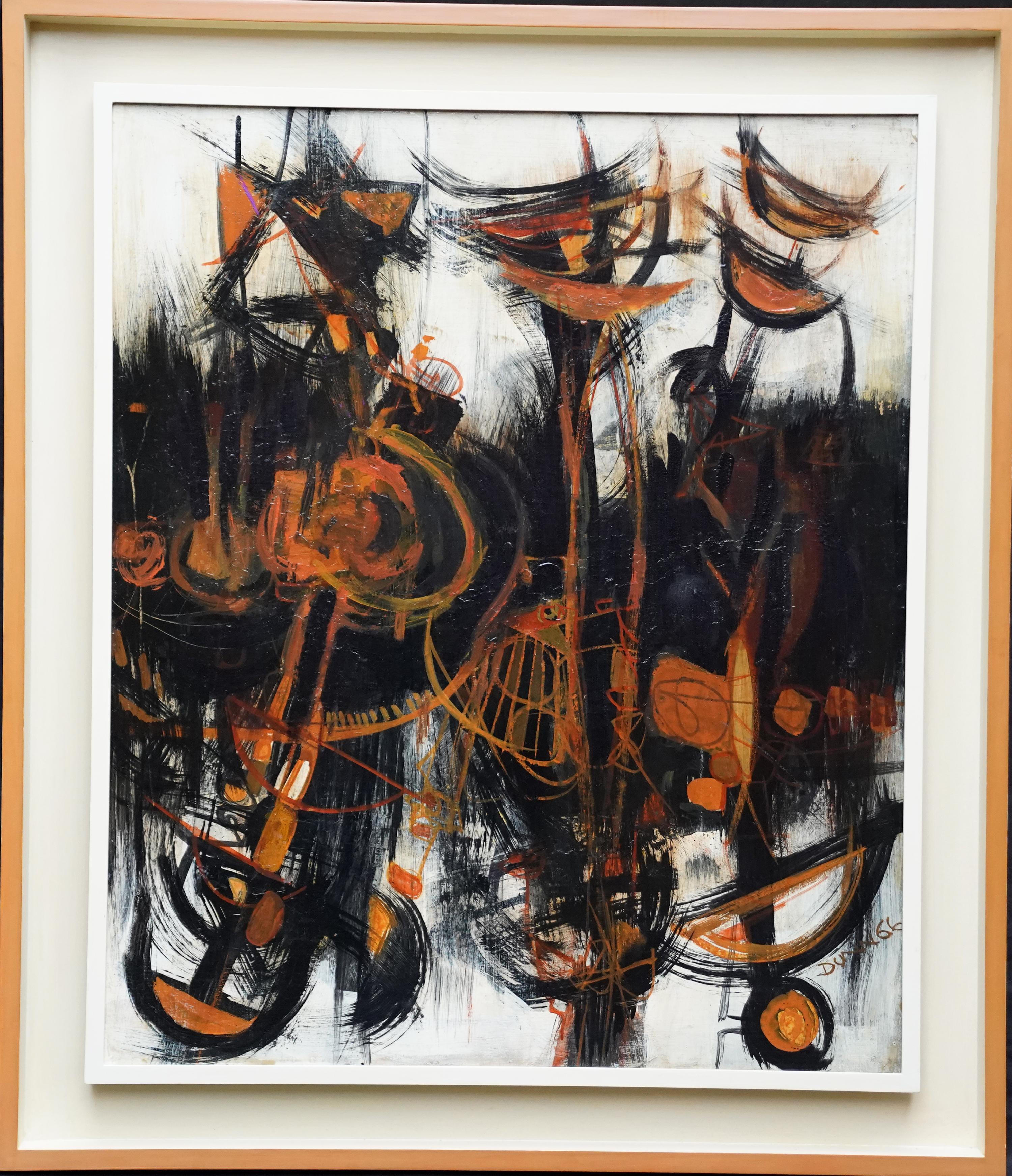Retro 60s Paintings - 1,120 For Sale on 1stDibs