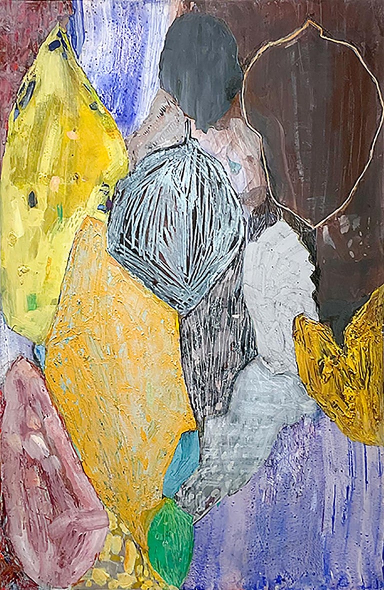 Anne Francey - One and Many (Abstract Expressionist Still Life Painting ...