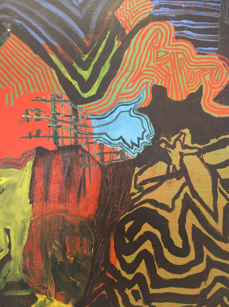 Anne Francey - Transformations (Large Modern Abstract Painting in Bold ...