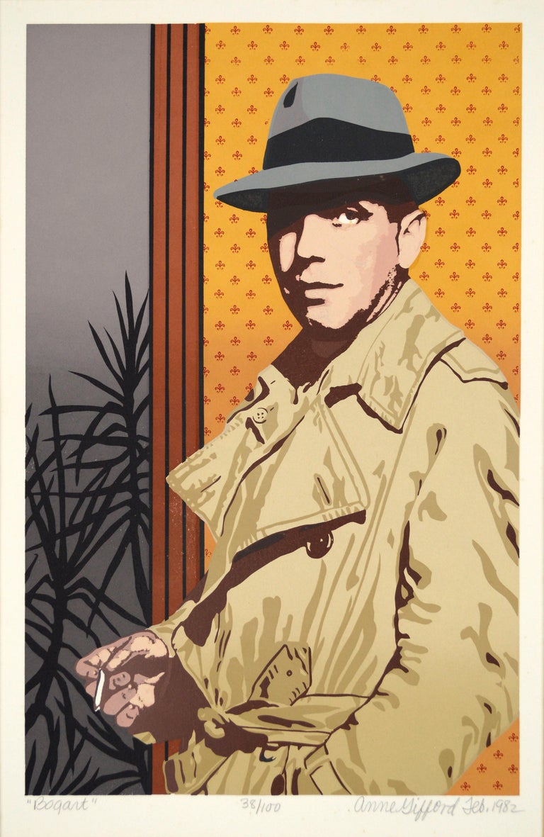 Anne Gifford - Humphrey Bogart, Classic Hollywood Actor Pop-Art ...