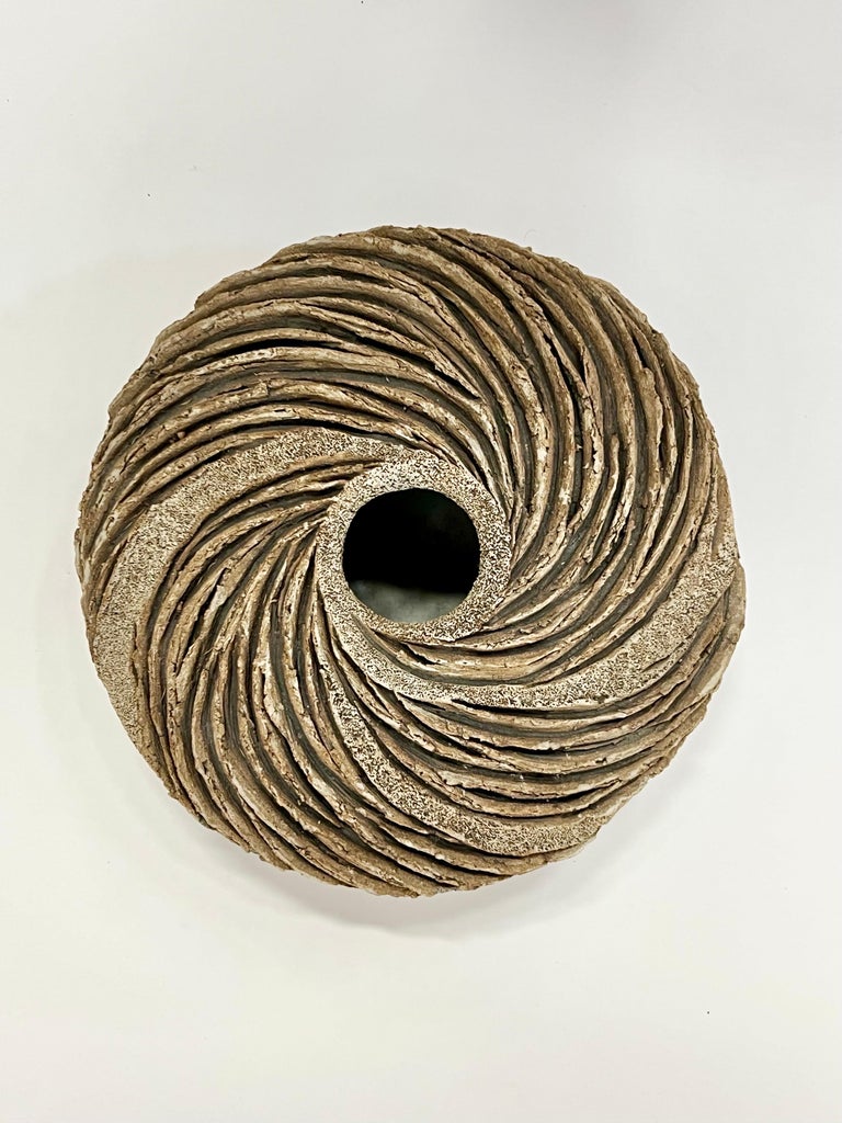 Anne Goldman Large Ceramic Vessel For Sale at 1stDibs