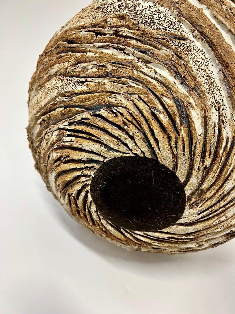 Anne Goldman Large Ceramic Vessel For Sale at 1stDibs