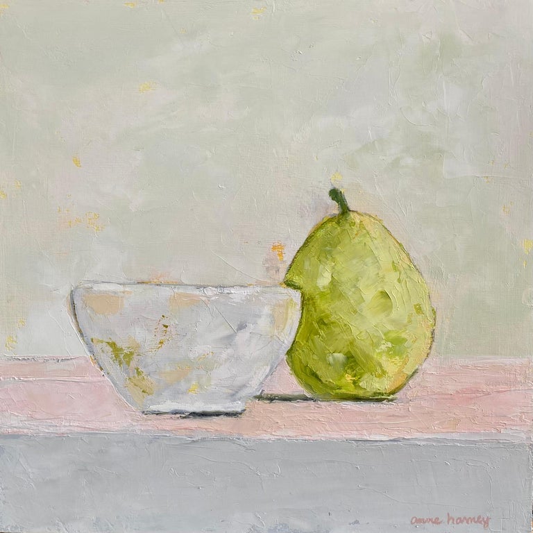 Anne Harney - Bowl and Pear by Anne Harney, Contemporary Floral Still ...