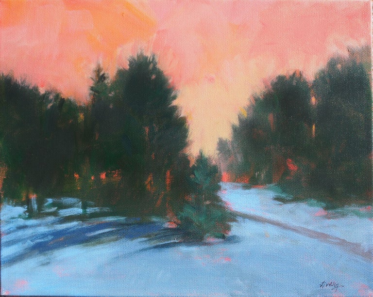 Anne Lively - Dusk, Painting, Acrylic on Canvas For Sale at 1stDibs