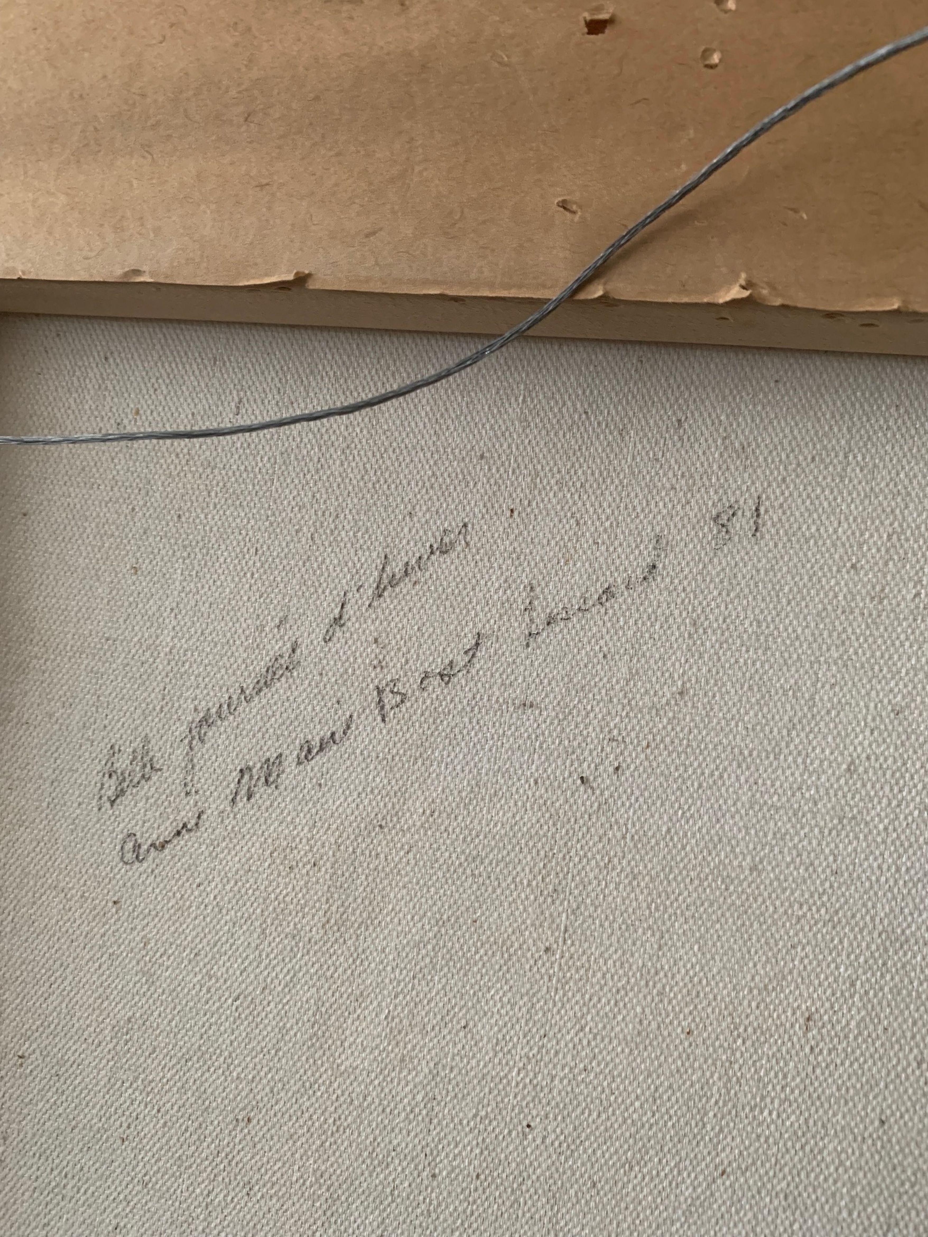 Anne Marie Bost Belle Journe D'hiver Oil on Canvas Painting Signed ...