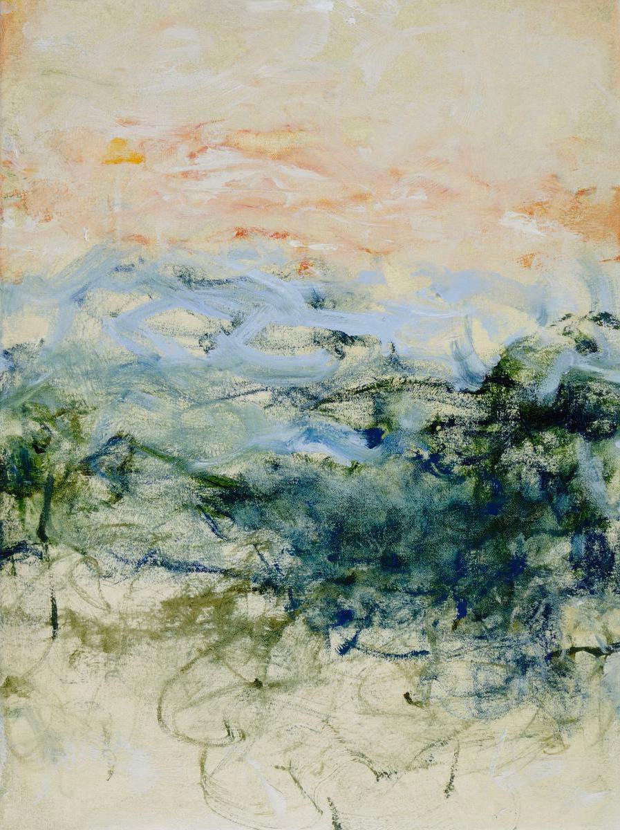 Anne Raymond - April 2020, Abstract Painting, Oil on Canvas, Signed For ...