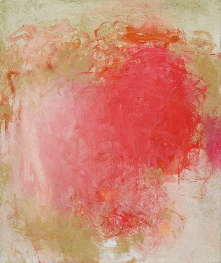 Anne Raymond - Red February IV, Abstract Painting, Oil on Canvas ...