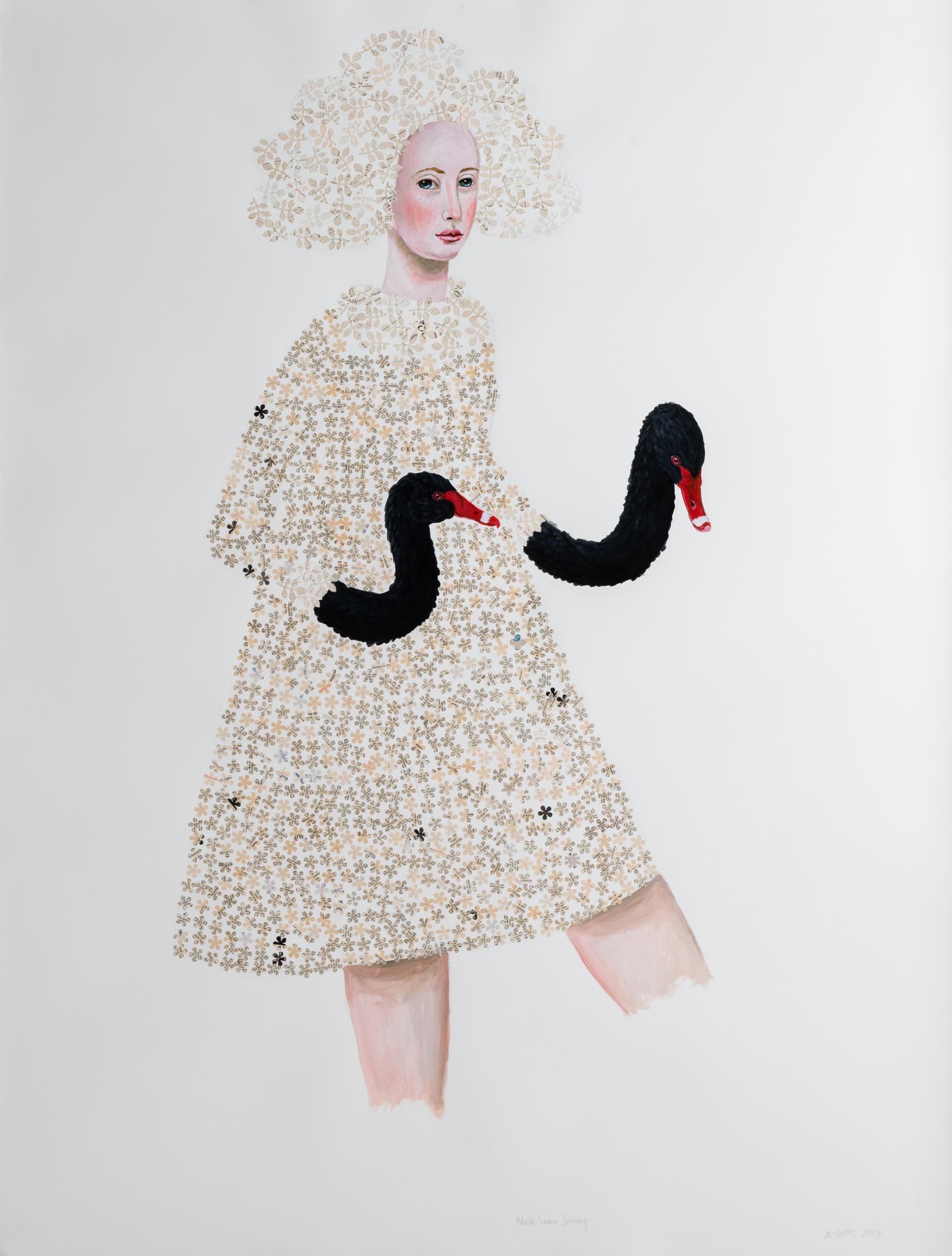 Anne Siems - Black Swan at 1stDibs