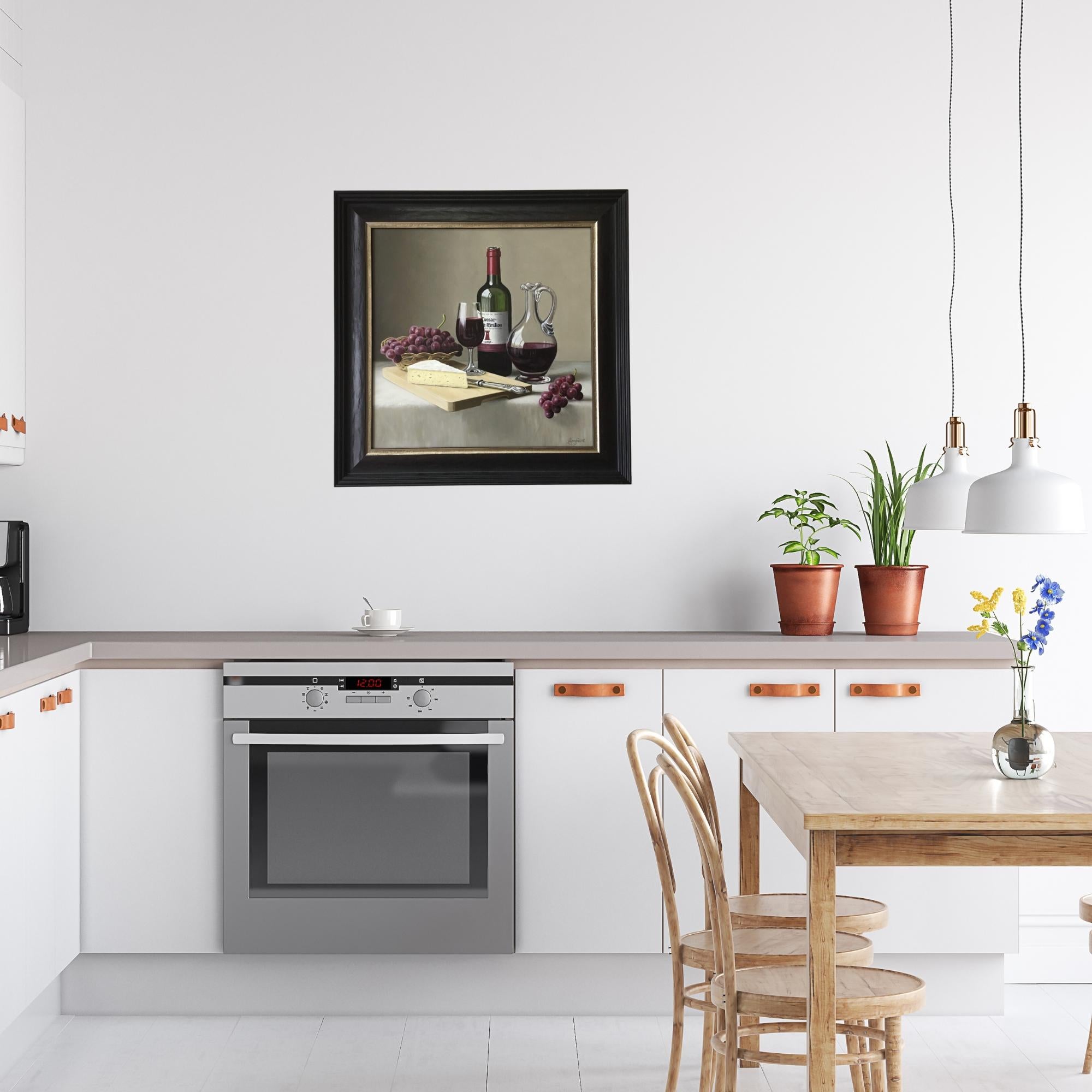 Anne Songhurst - Bordeaux and Brie - classic original artwork, modern ...