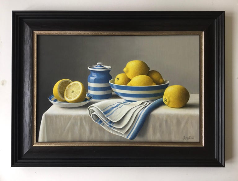 Anne Songhurst - Cornishware with Lemons - original classical fruit ...