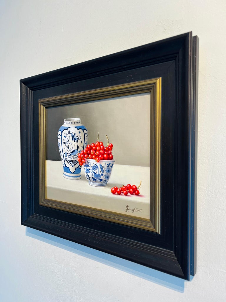 Anne Songhurst - Delfware with Redcurrents - still life original ...