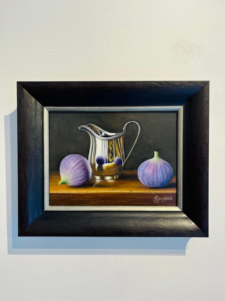 Anne Songhurst - Silver Jug with Figs - still life original ...