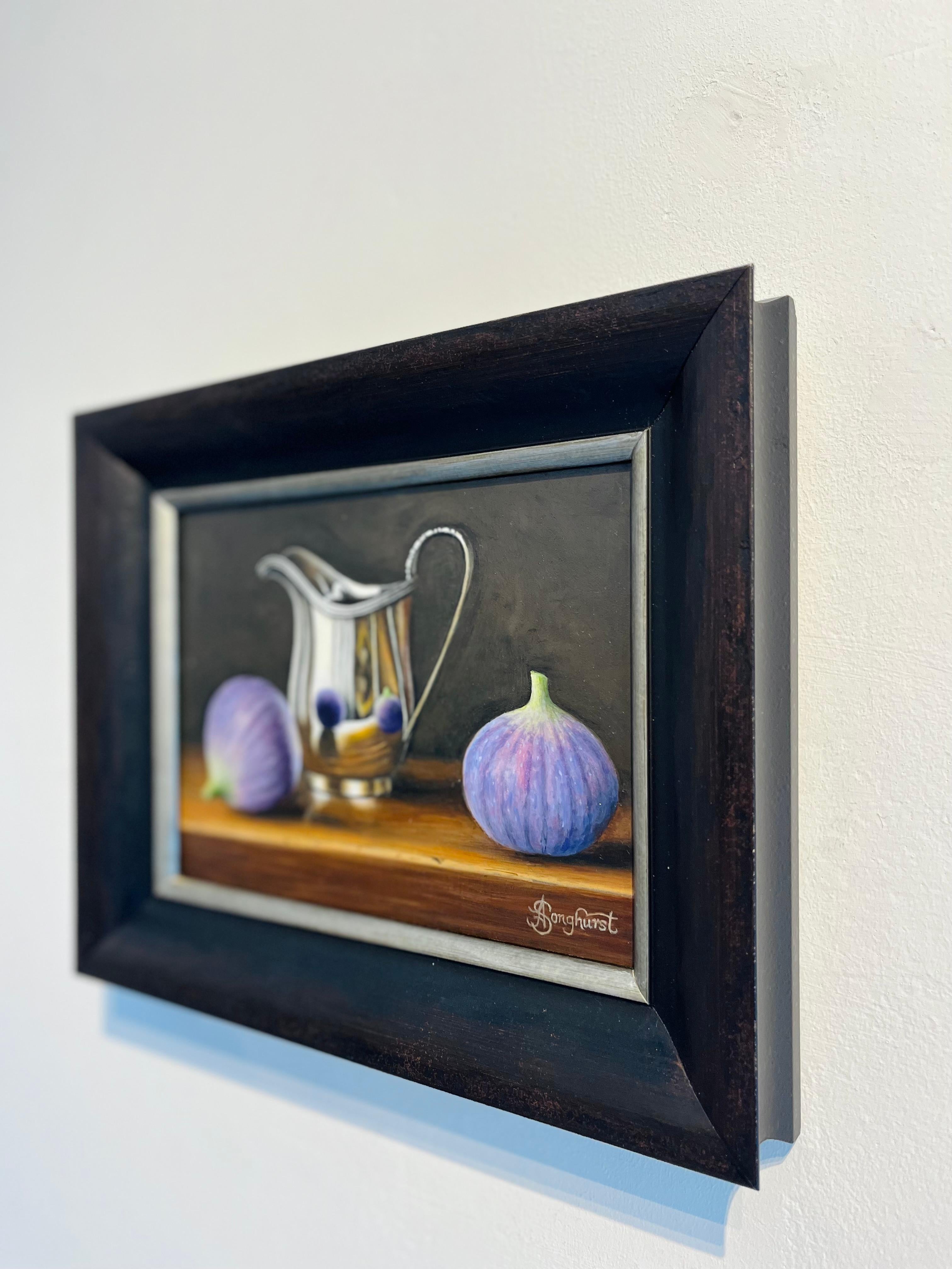 Anne Songhurst - Silver Jug with Figs - still life original ...