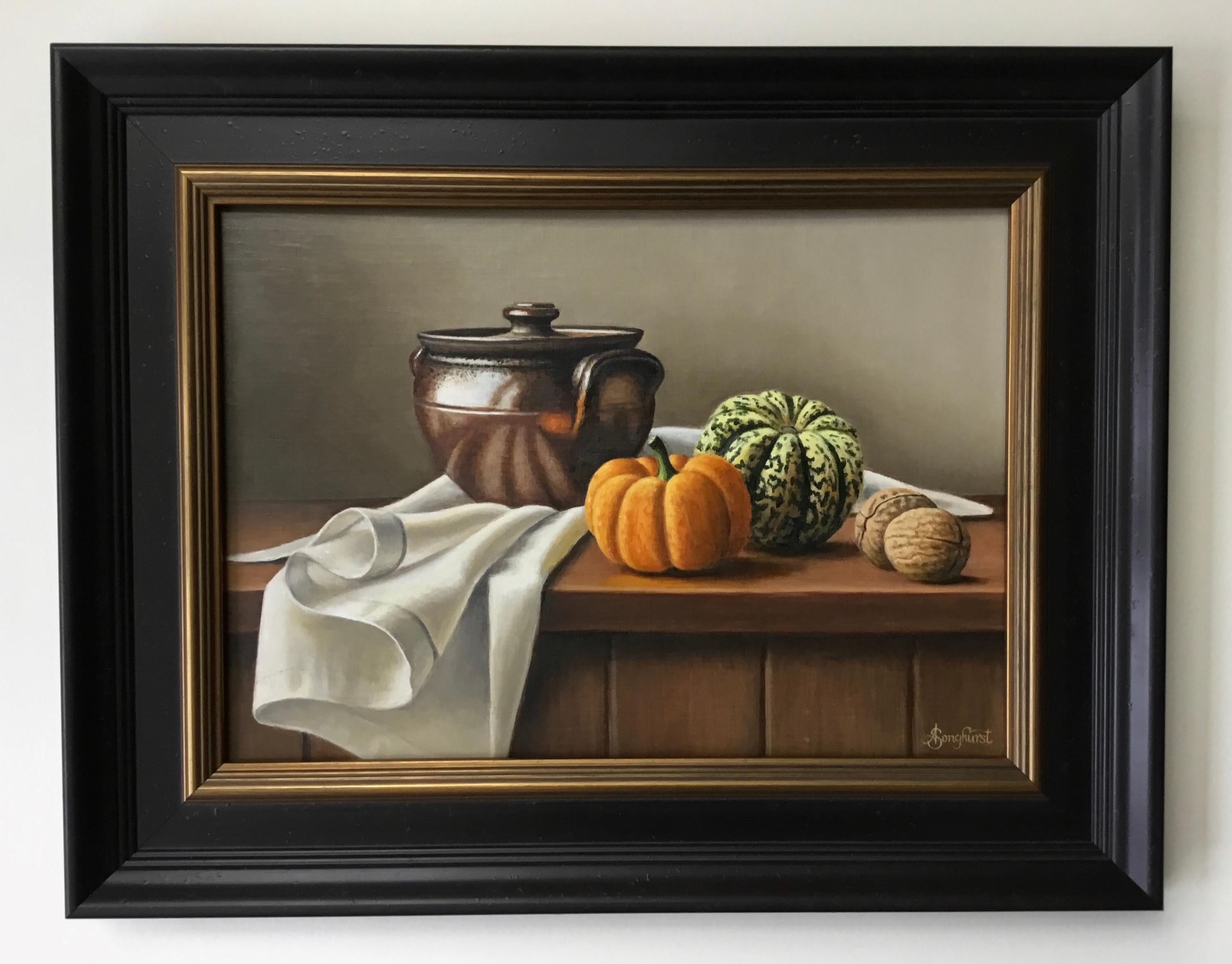Anne Songhurst - Stoneware Tureen with Squash - modern hyper realism ...