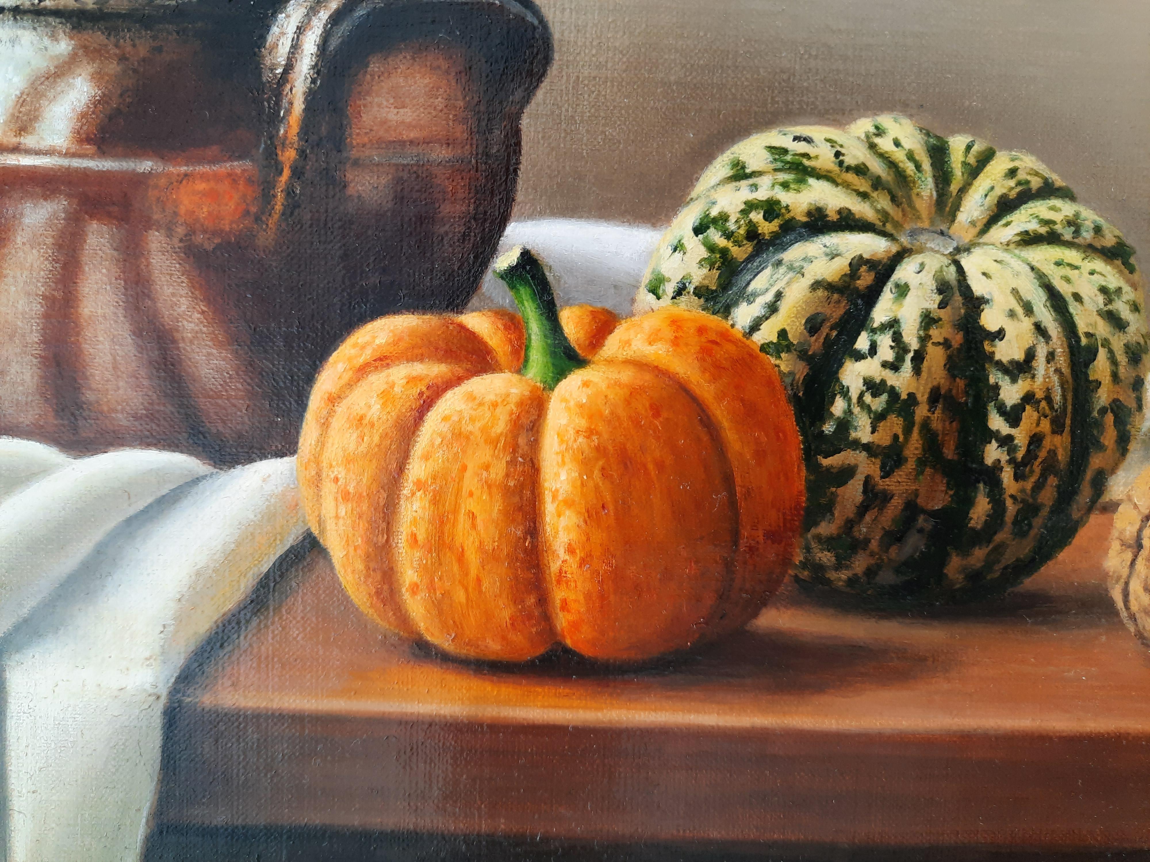Anne Songhurst - Stoneware Tureen with Squash - modern hyper realism ...