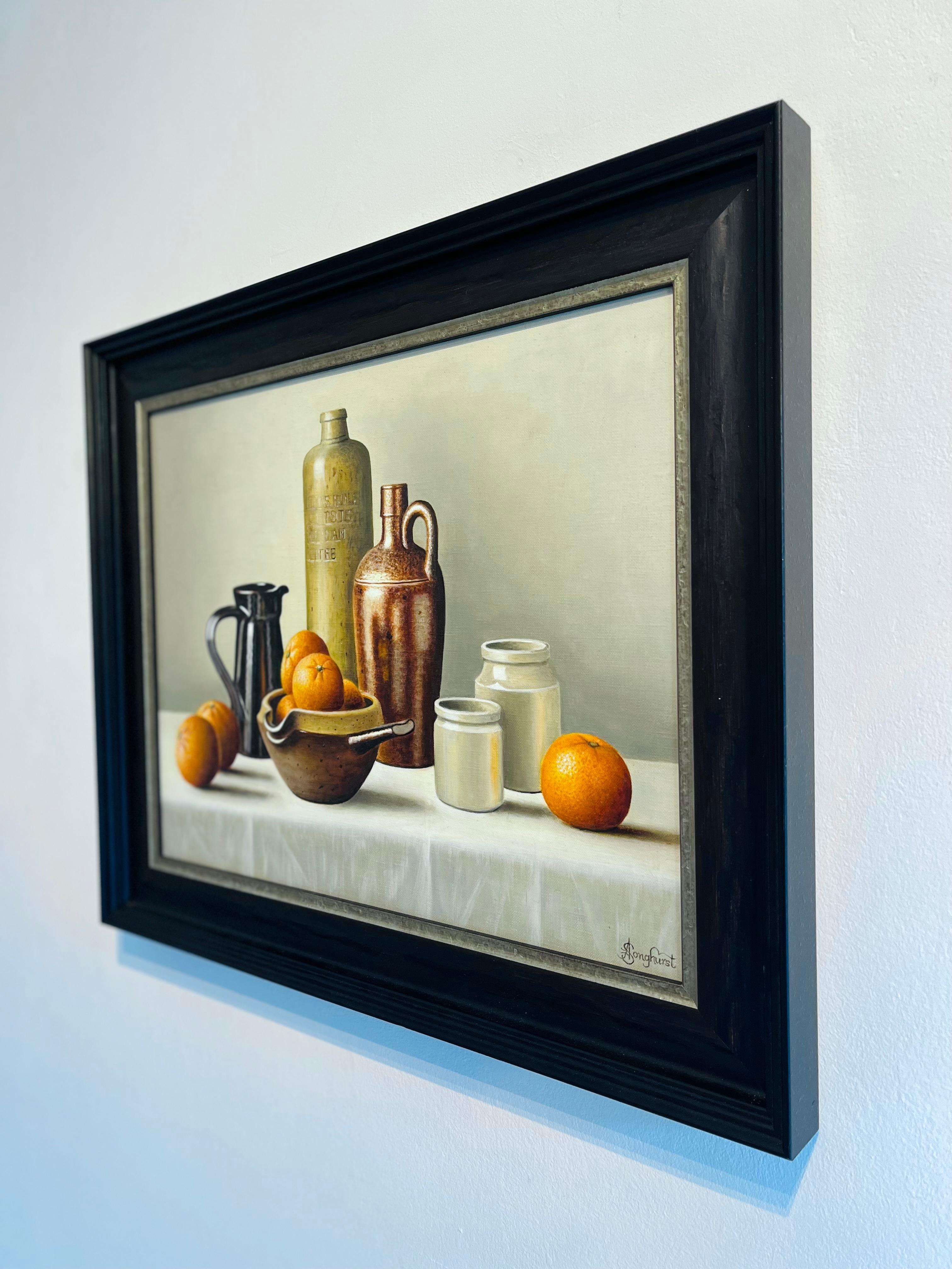 Anne Songhurst - Stoneware with Clementine - still life original ...