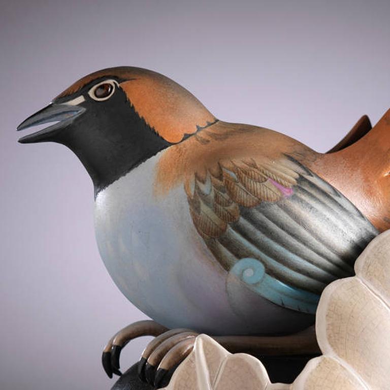 Annette Corcoran - Black-Faced Ant Thrush For Sale at 1stDibs