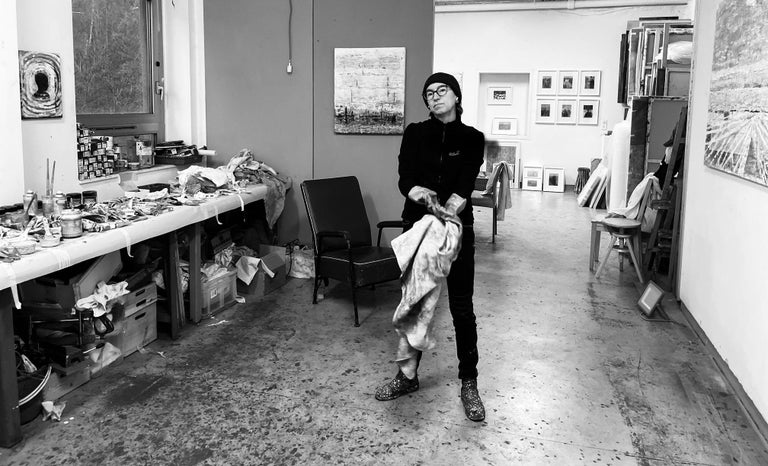 Annette Selle - Annette Selle - "Be Lucky" - unique original oil ...