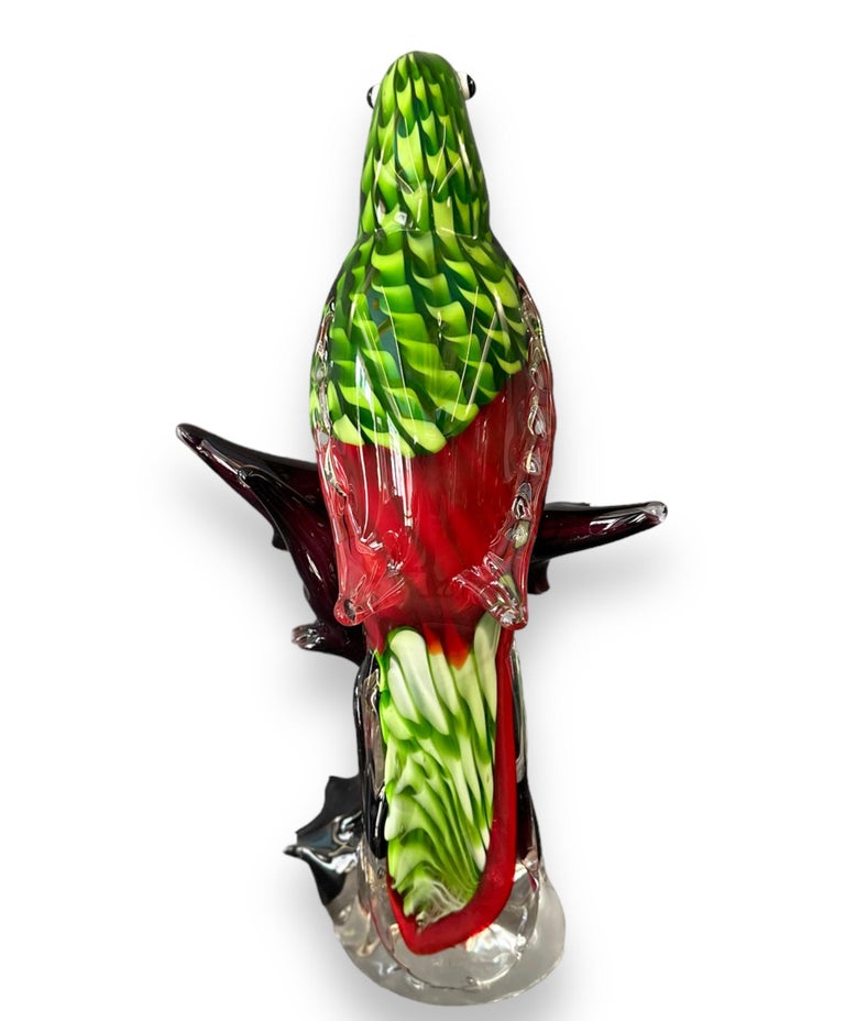 1970s, Murano glass sculpture, Parrot For Sale at 1stDibs