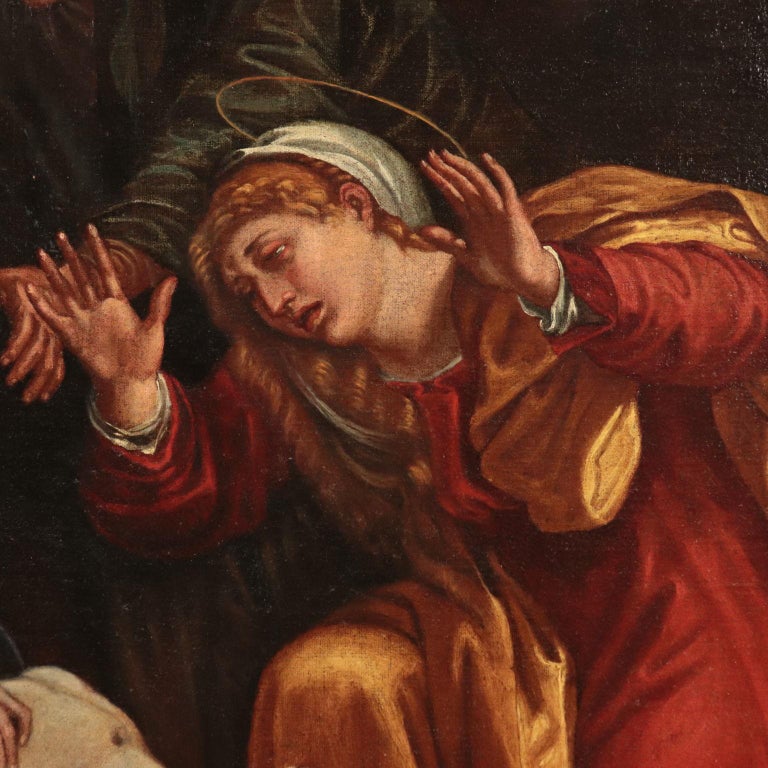 Annibale Carracci - Copy of Annibale Carracci's Painting, Oil on Canvas ...