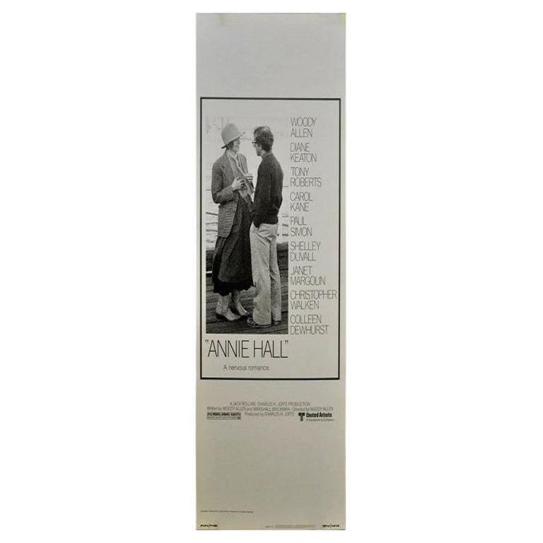 Annie Hall, Unframed Poster, 1977 For Sale at 1stDibs