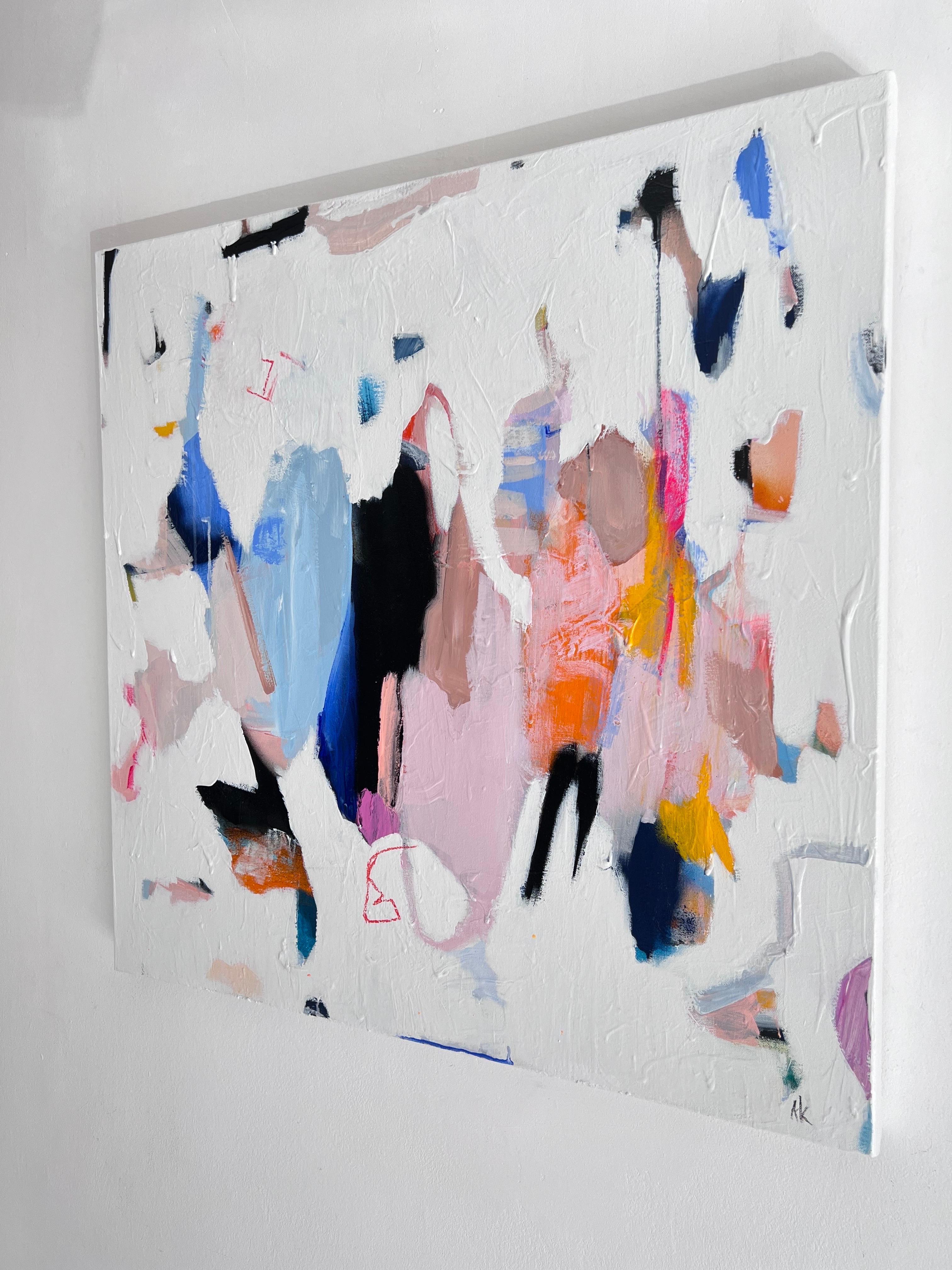 Annie King - Fruit in the Desert-original modern abstract colour ...