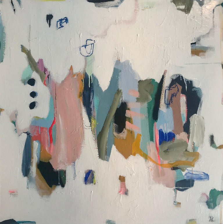 Annie King - Making a Way - expressionist abstract gestural mixed media ...
