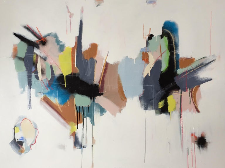 Annie King - Purposeful by Annie King, Horizontal Abstract Acrylic on ...