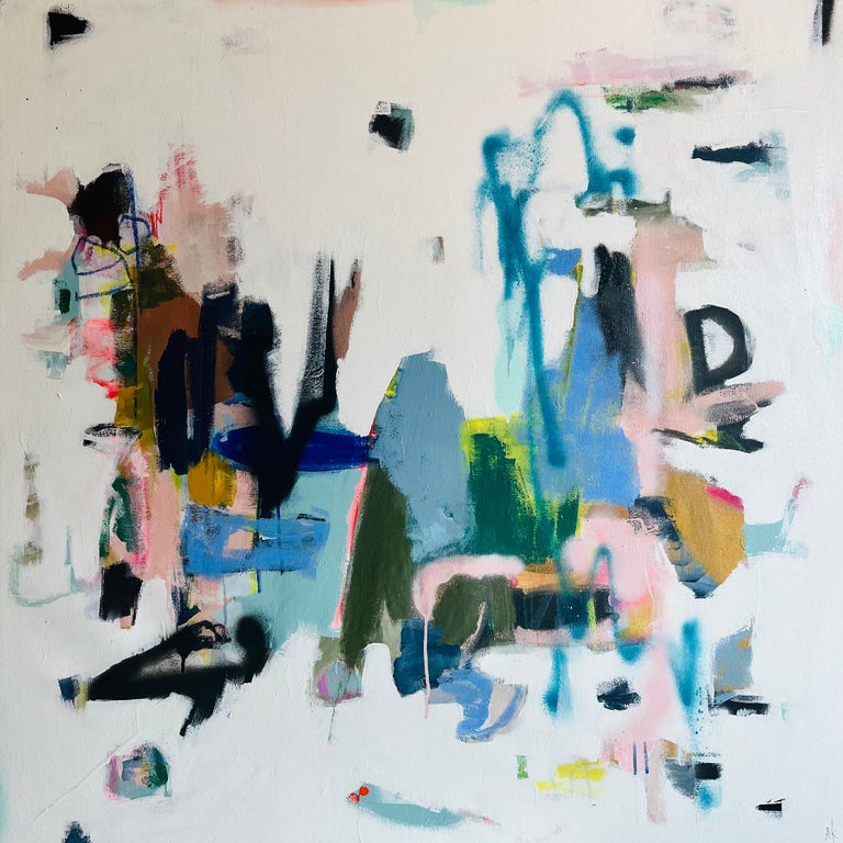 Annie King - There is a Fountain - abstract expressive colourfield ...