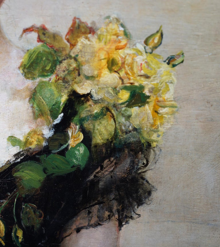 Annie Louisa Swynnerton - Debutante - British Victorian oil painting ... Annie Louisa Swynnerton - Debutante - British Victorian oil painting ...